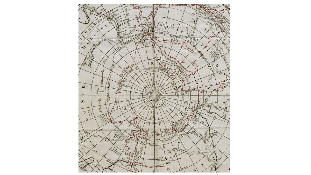 James Cook in the Southern Ocean or The "Carte de l'Hémisphère Austral