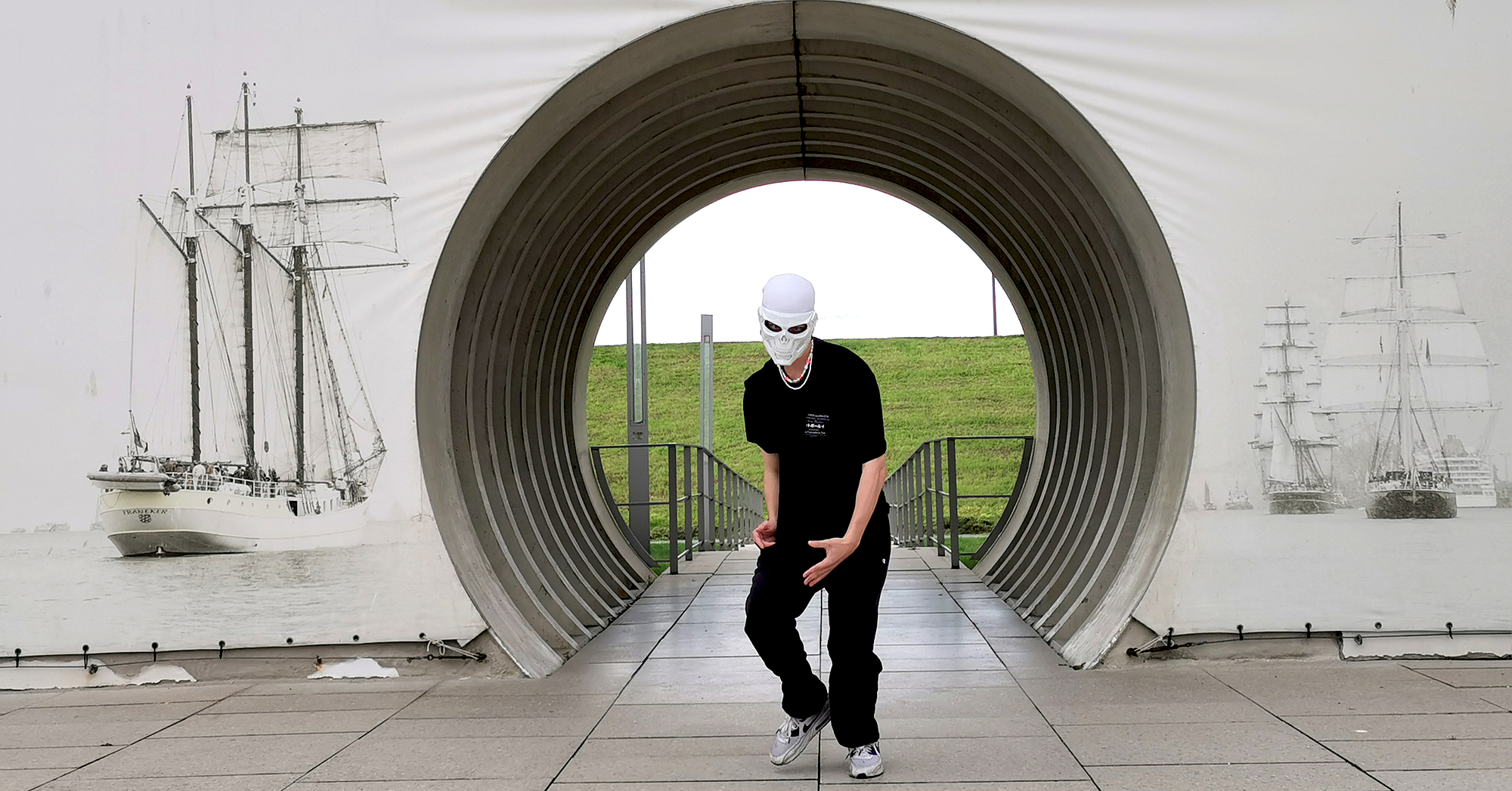 TikTok star Avemoves dances at German Maritime Museum